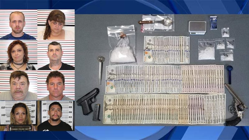 Meth, heroin seized in Seaside drug bust; Eight people arrested - KPTV ... Meth, heroin seized in Seaside drug bust; Eight people arrested - KPTV ...